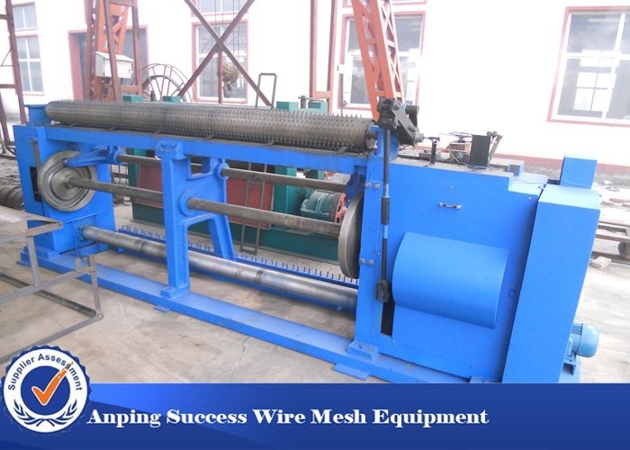 Retaining Wall Wire Netting Machine , Gabion Box Machine Heavy Type 4.6T