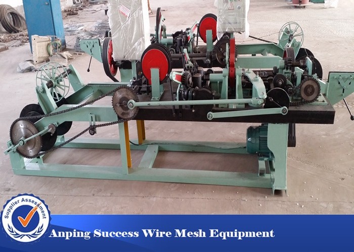 Positive / Negative Twist Barbed Wire Machine With Automatic / High ...